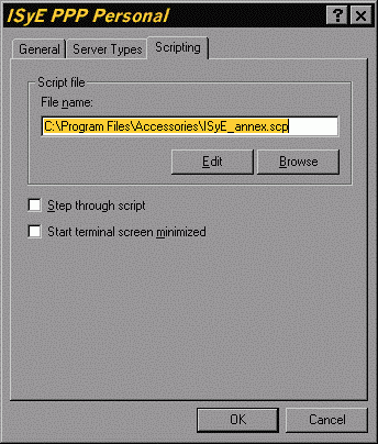 Windows 95 Updated Version of Dial-Up Networking