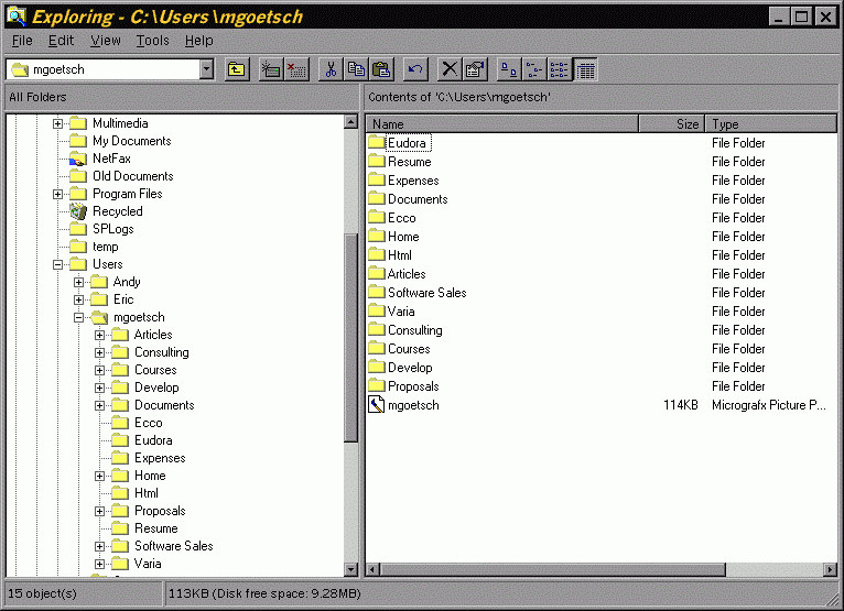 Controlling the Initial Display of Explorer